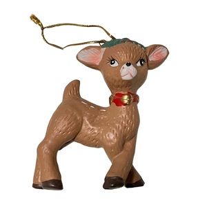 Vintage | Holiday | Vintage Ceramic Reindeer Christmas Ornaments Lot Of ...